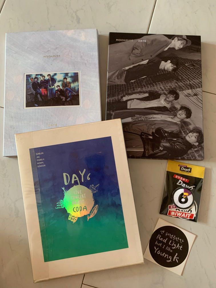DAY6 ALBUM (MOONRISE +posters! , LIVE CONCERT CODA), CONCERT MERCH ...