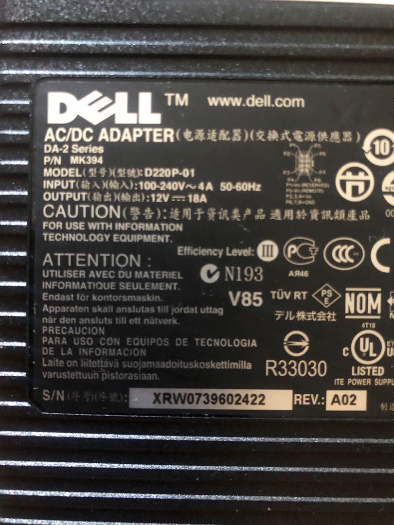 Dell power brick 12v, Computers & Tech, Parts & Accessories, Cables ...