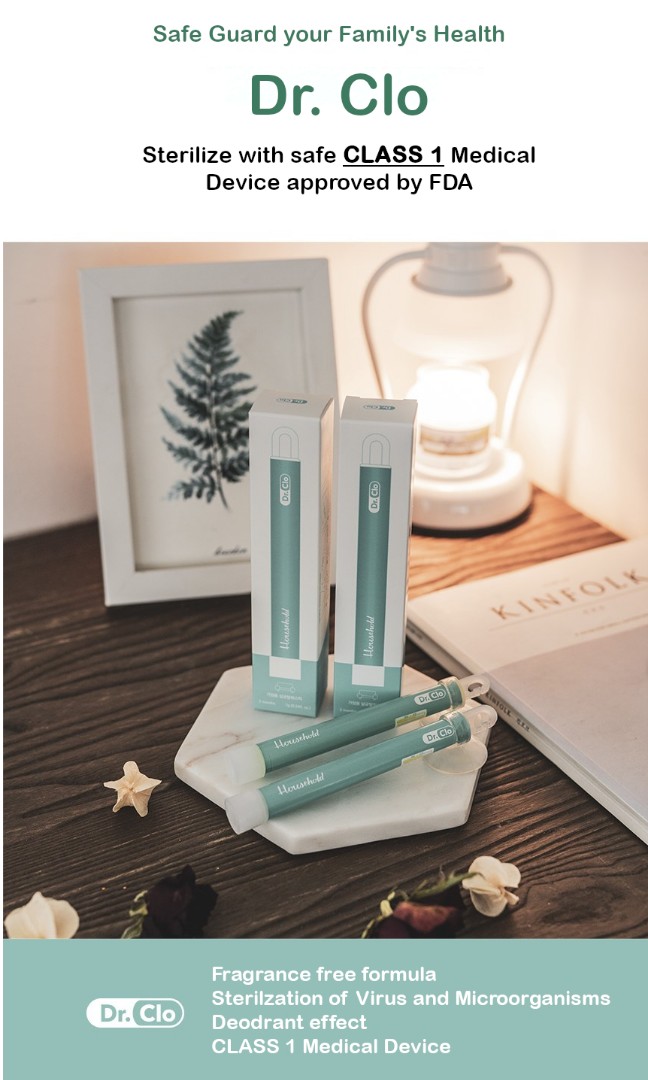 Dr. Clo Sterilisation Stick- kill 99%viruses, Health & Nutrition ...