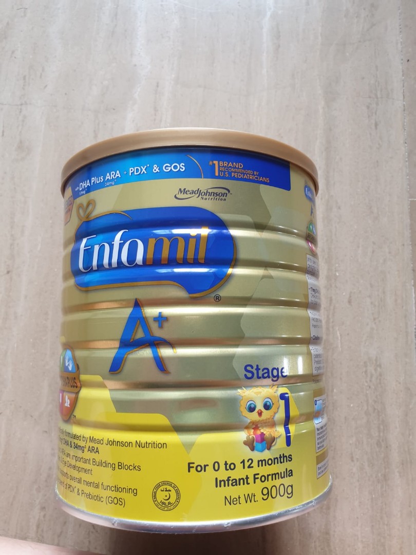 Enfamil A+ stage1 900g, expiry 05052021, Health & Nutrition, Health ...