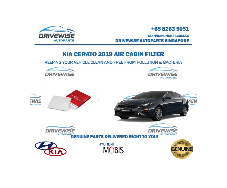 Kia Cerato 19 Genuine Aircon Filter (Air Cabin Filter Korea), Car ...