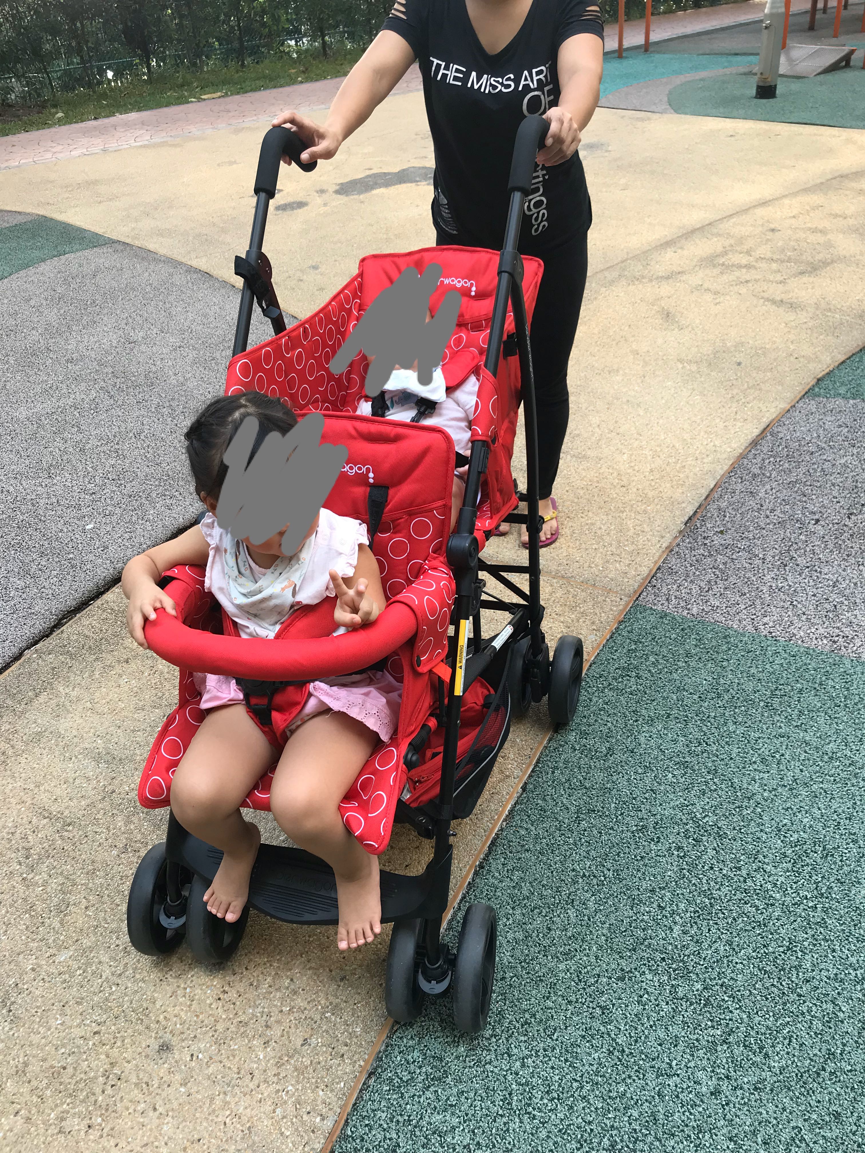 Kinderwagon double stroller, Babies & Kids, Going Out, Strollers on ...