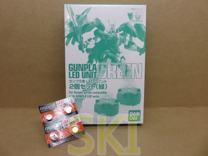 高達模型LED燈套裝 Bandai LED Unit [綠色 x2] 連LR41電池4粒, 興趣及遊戲, 玩具 & 遊戲類 - Carousell