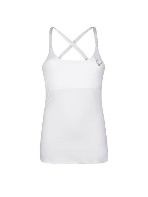 London Lucas Hugh white tank, Men's Fashion, Activewear on Carousell