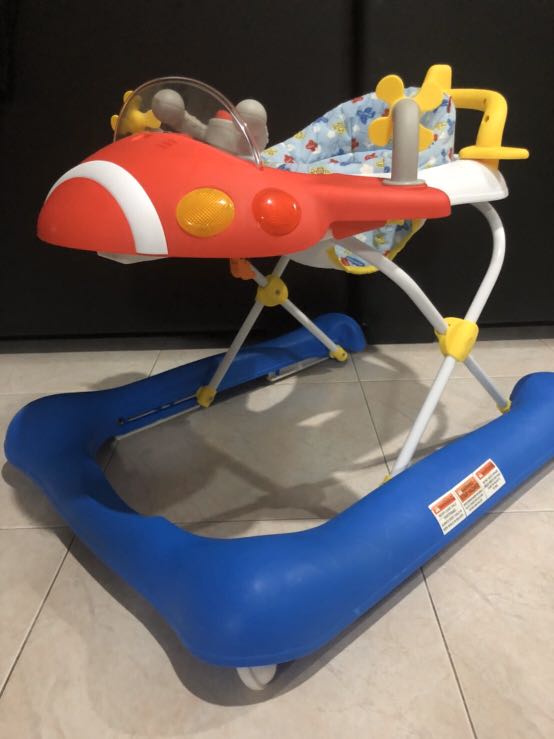 Mothercare airplane walker, Babies & Kids, Infant Playtime on Carousell