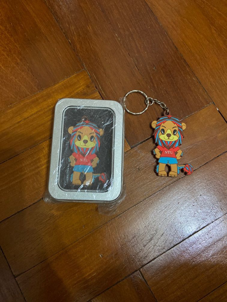 NTU University Nanyang Technological Keychain Lion Mascot Singapore ...