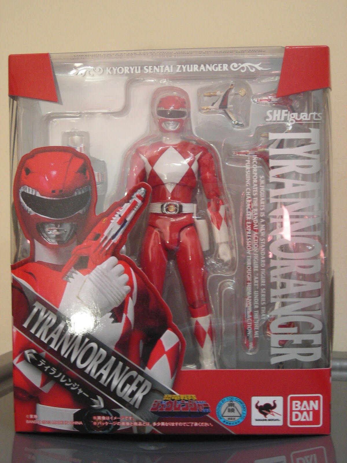 SHF SHFiguart Tyranno Ranger Power Ranger Red Ranger, Hobbies & Toys ...