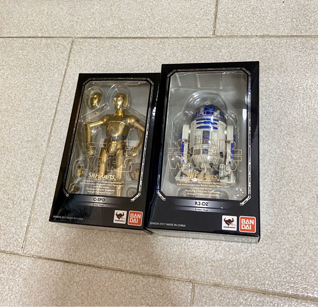 Shf Star Wars C3po & R2d2 set, Hobbies & Toys, Toys & Games on Carousell
