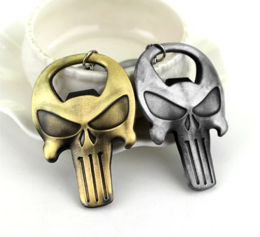 The Punisher Keychain, Hobbies & Toys, Toys & Games on Carousell