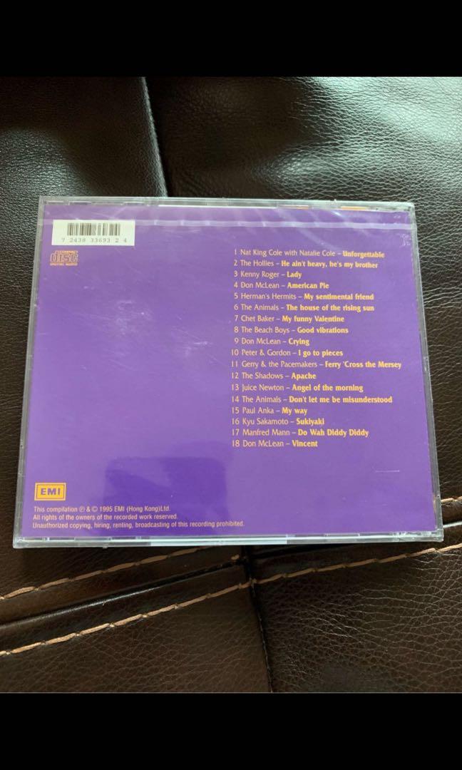 Unforgettable EMI 1995年 EMI 靚聲舊版 絕版全新未拆封 Don McLean Vincent Crying American Pie, 興趣及遊戲, 音樂樂器 ...