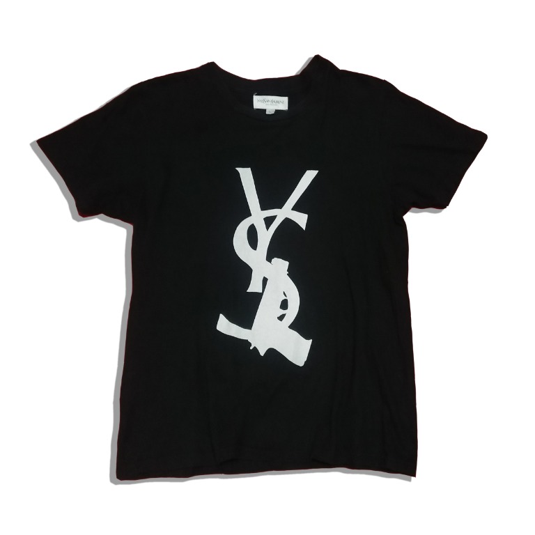 Yves Saint Lauren YSL Logo Tee, Women's Fashion, Tops, Longsleeves on ...