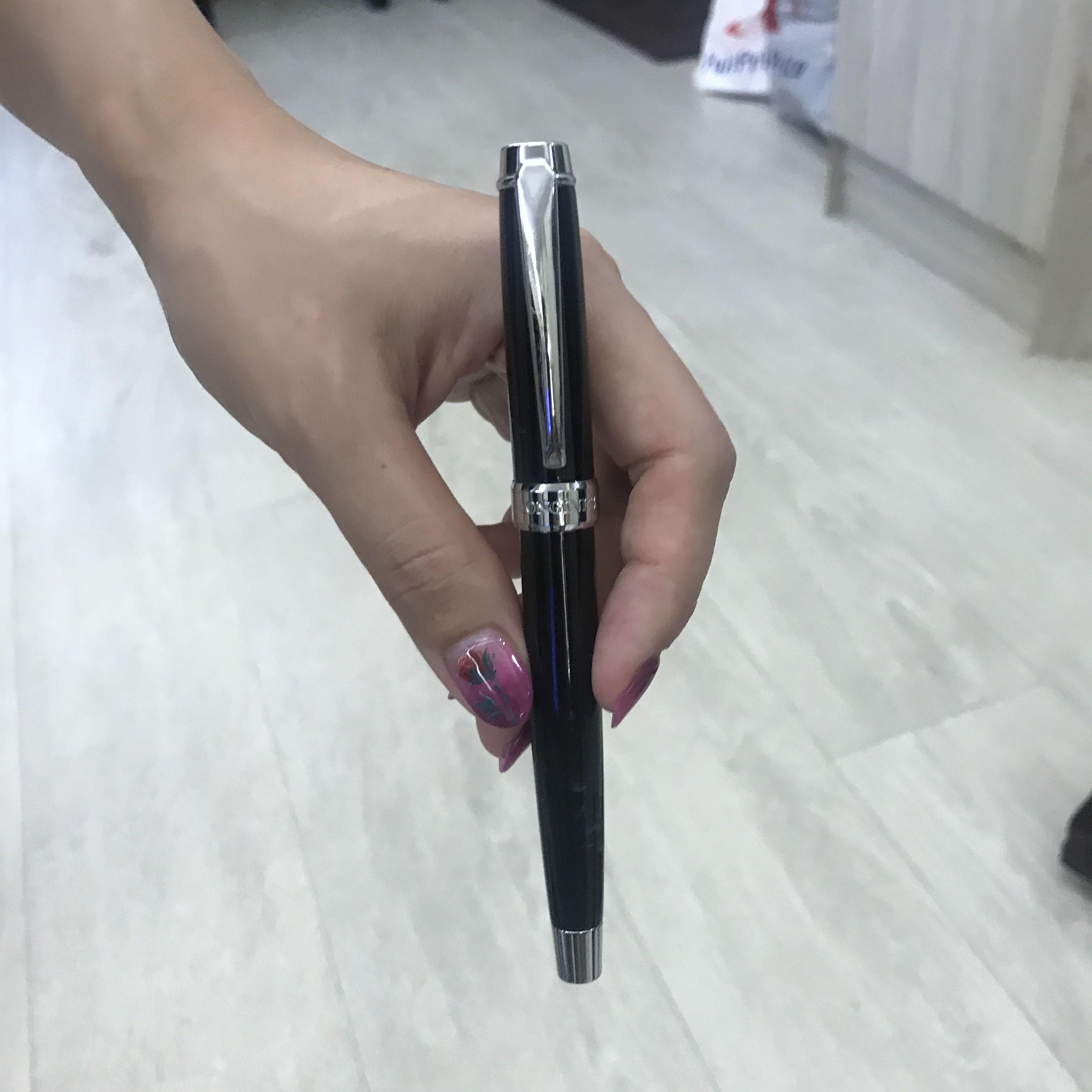 Authentic Longines Pen Black & Stainless Steel Writing Pen Housing ...