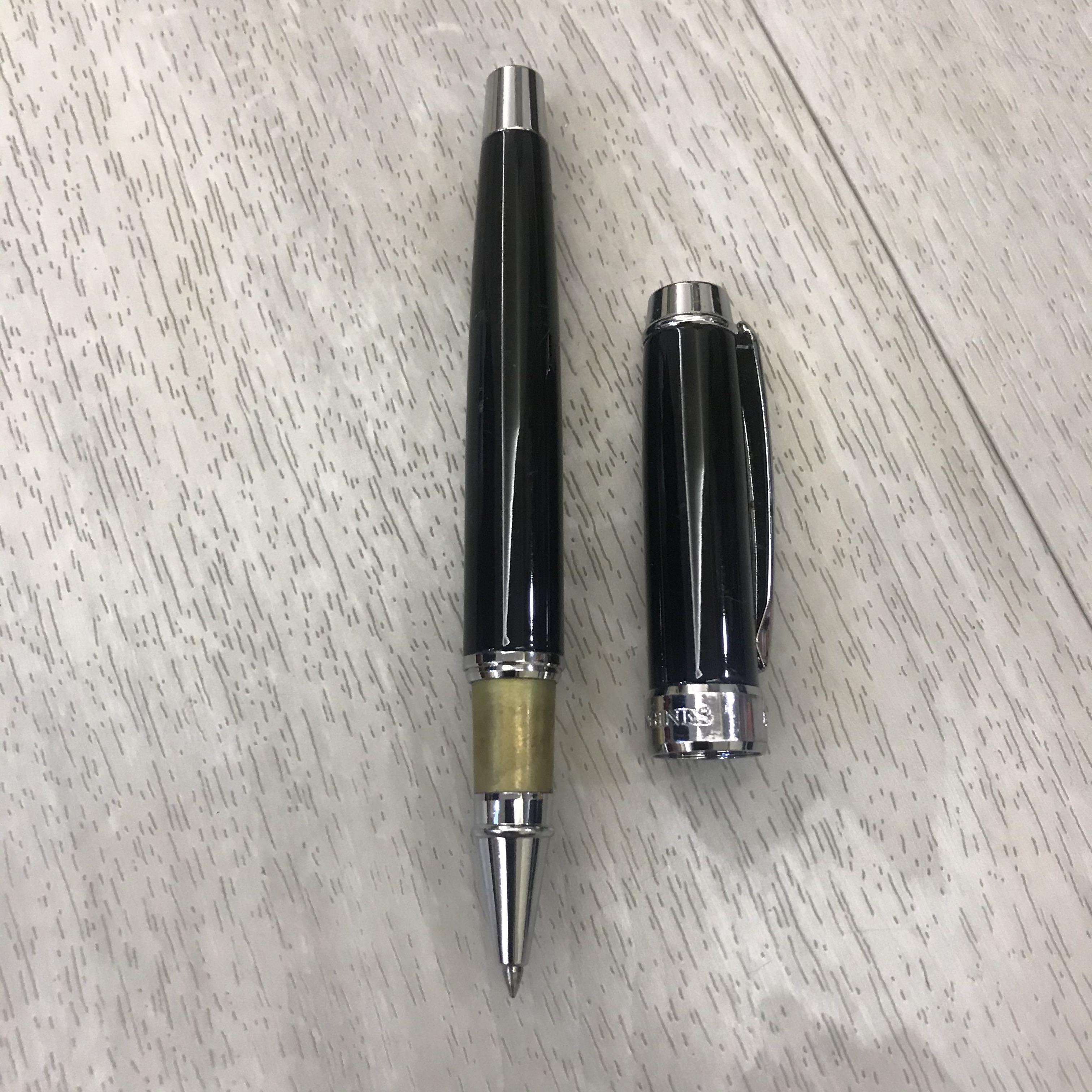 Authentic Longines Pen Black & Stainless Steel Writing Pen Housing ...