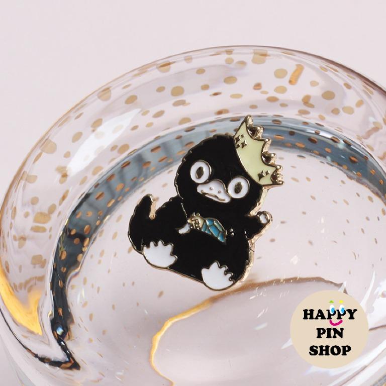 Bowtruckle & Niffler Enamel Pins (glitter pins, Fantastic Beasts, Harry ...