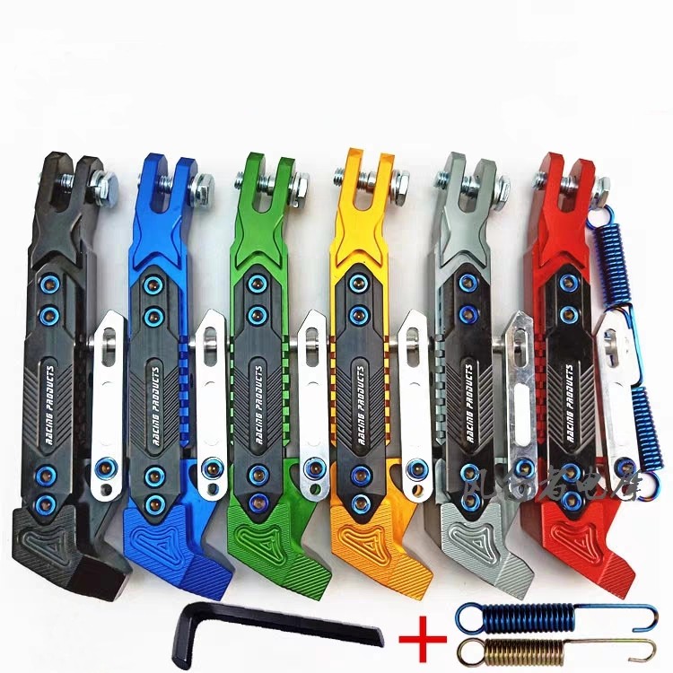 Cnc aluminum universal side stand, Motorcycles, Motorcycle Accessories ...