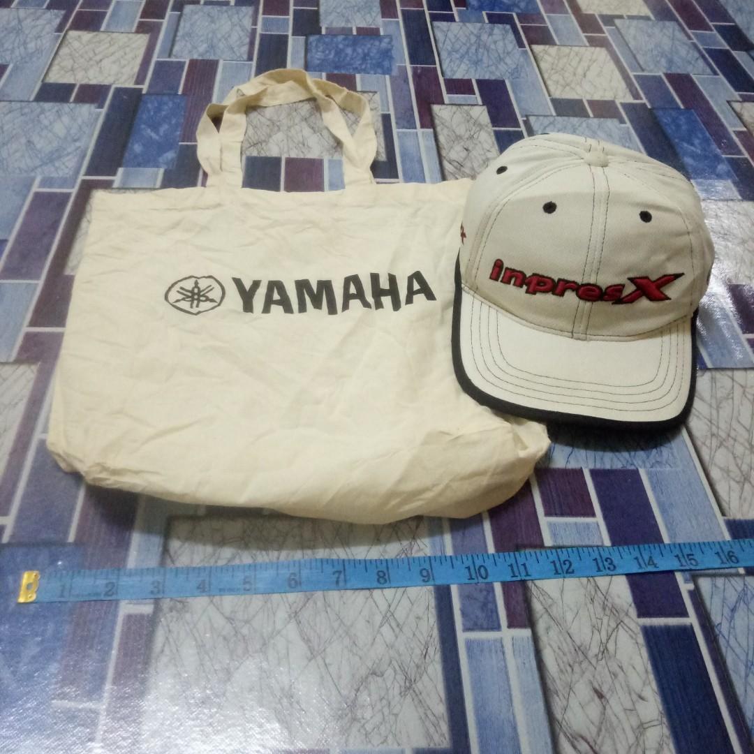 Combo cap & tote bag YAMAHA, Men's Fashion, Watches & Accessories, Cap ...
