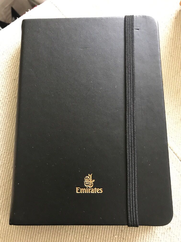 Emirates First Class exclusive notebook, Luxury, Accessories on Carousell