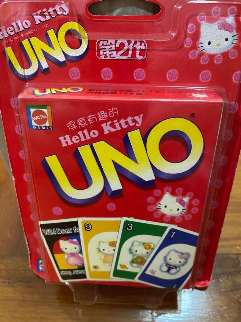 Hello Kitty UNO card game, Hobbies & Toys, Toys & Games on Carousell