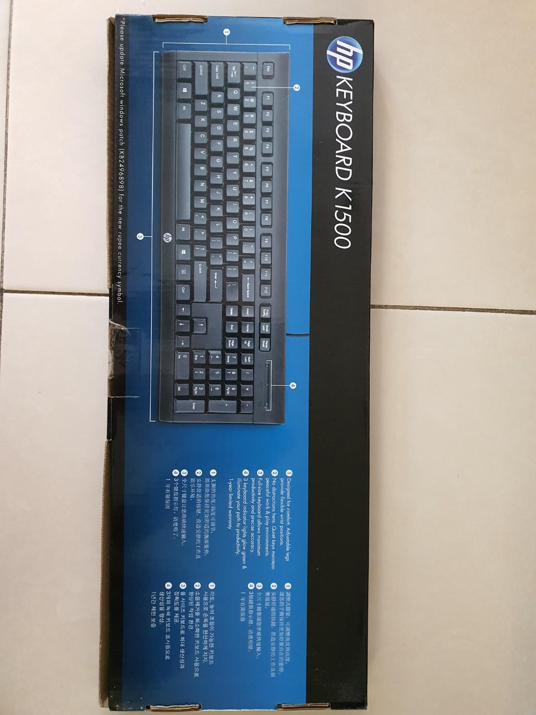 HP k1500 keyboard, Computers & Tech, Parts & Accessories, Computer ...