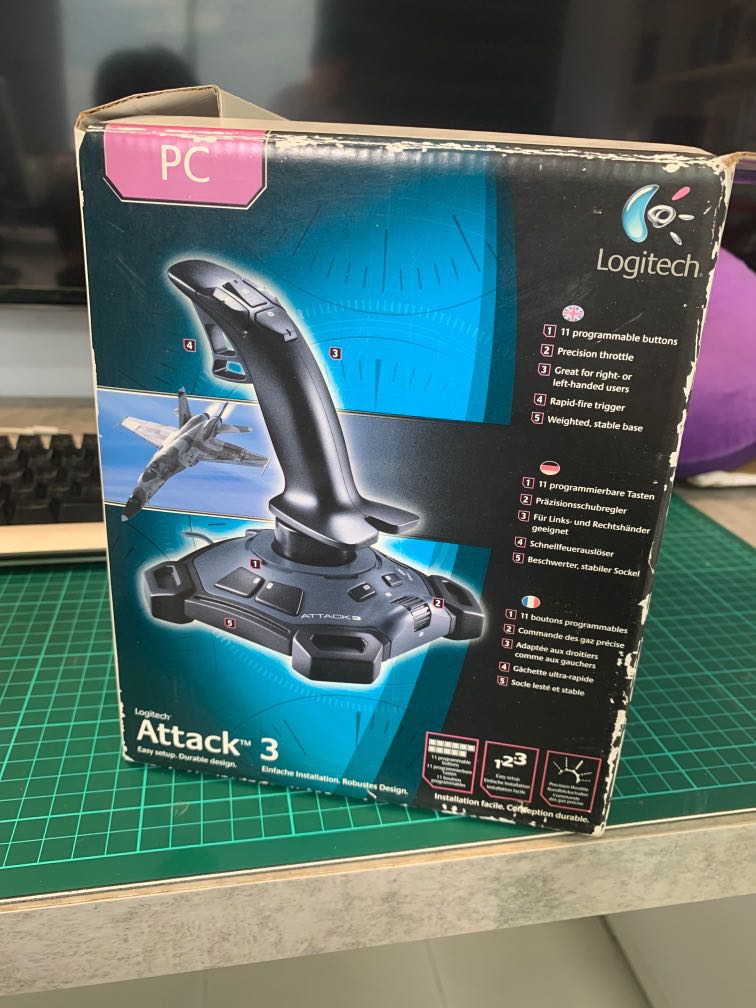 Logitech Attack 3 controller, Video Gaming, Gaming Accessories ...