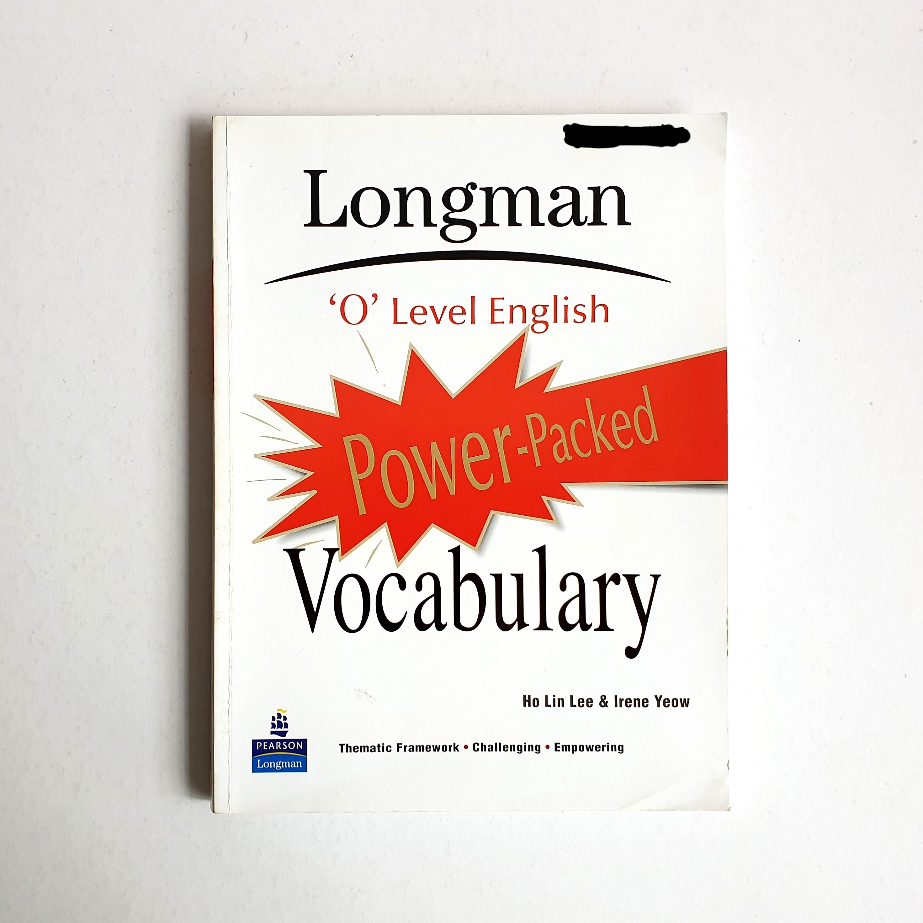 Longman O Level English Power-Packed Vocabulary Assessment Book ...
