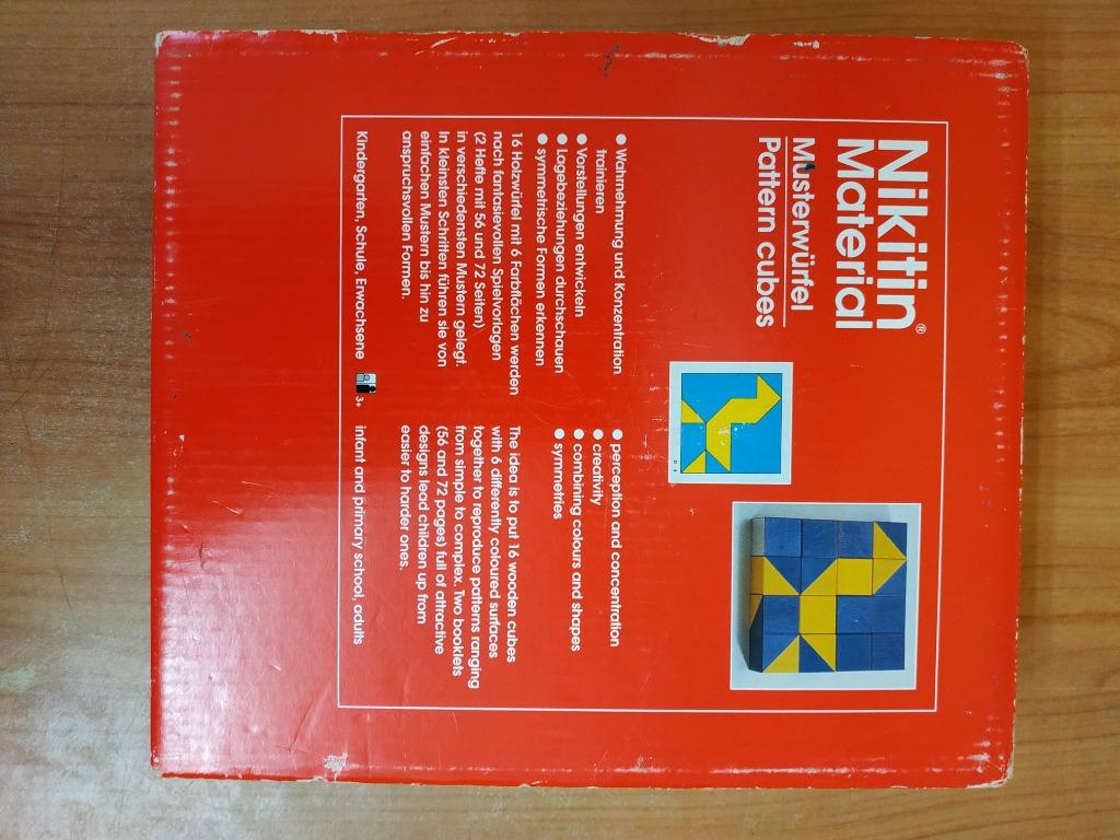 Nikitin blocks (Pattern cubes), Hobbies & Toys, Toys & Games on Carousell