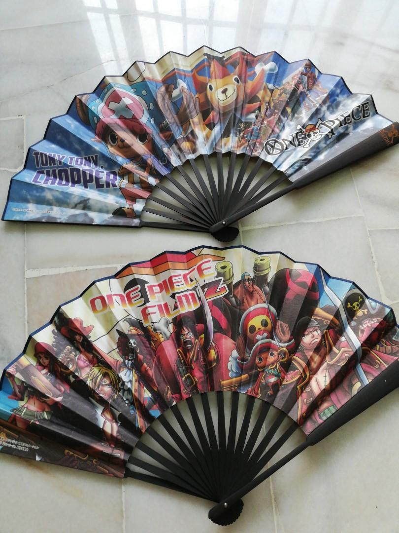 One Piece Folding Fan 33CM, Hobbies & Toys, Collectibles & Memorabilia ...