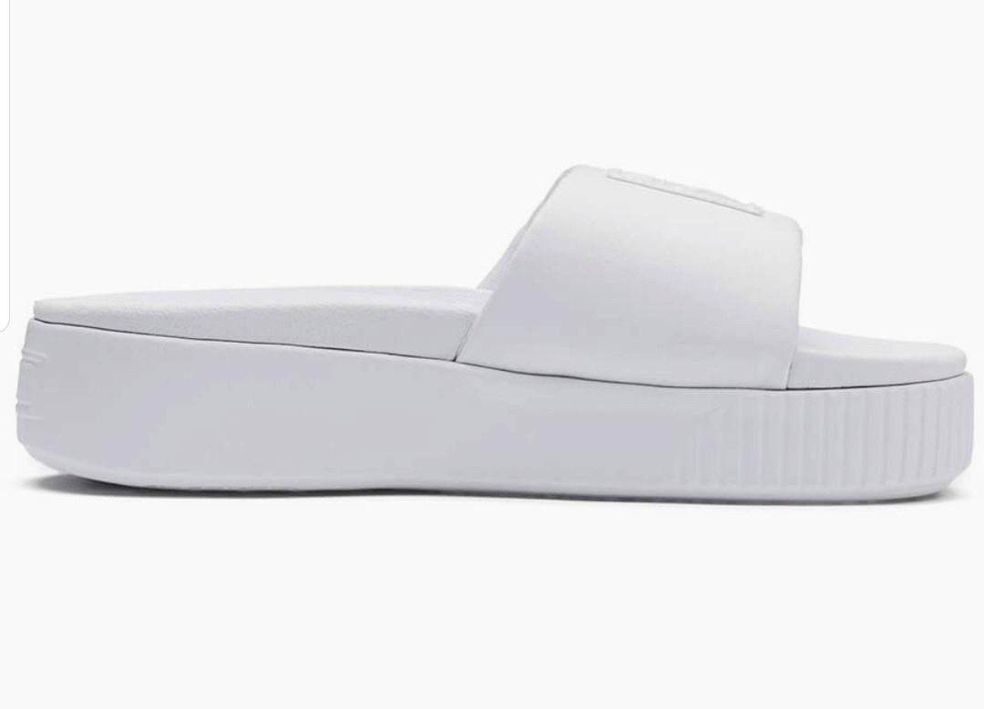 PUMA PLATFORM SLIDES, Women's Fashion, Footwear, Flipflops and Slides ...