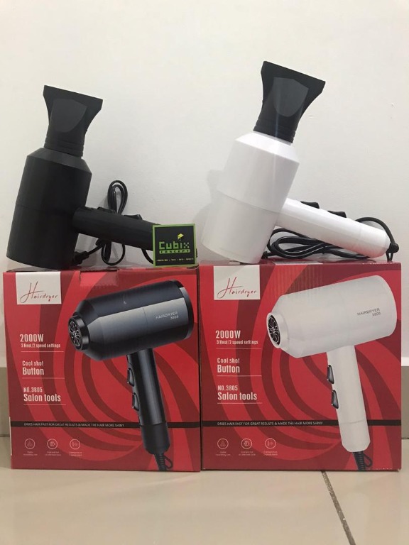 [READY STOCK] HAIR DRYER 3805, Health & Nutrition, Health Monitors ...