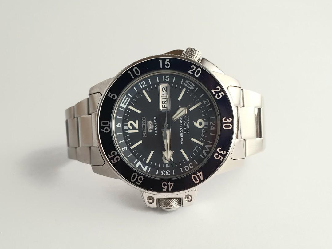 Seiko 5 Sports SKZ209J1 Atlas/Land Shark Japan Automatic 200M Men's ...