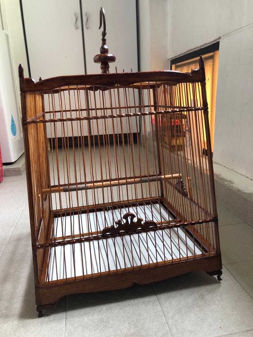 Square used cage, Pet Supplies, Homes & Other Pet Accessories on Carousell