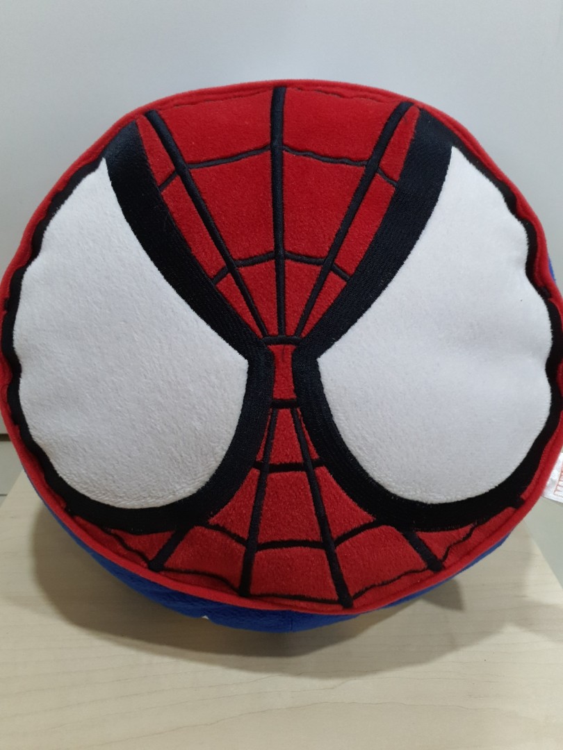 Universal Studio Japan Marvel Spiderman round pillow, Hobbies & Toys ...
