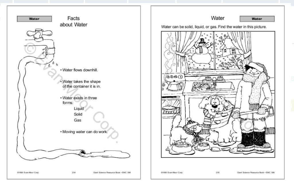 US Evan Moor Giant Science Resource Worksheets, Hobbies & Toys, Books ...