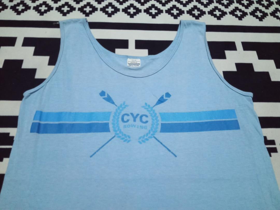 Vintage 80's CYC ROWING tank top, Men's Fashion, Tops & Sets, Tshirts ...