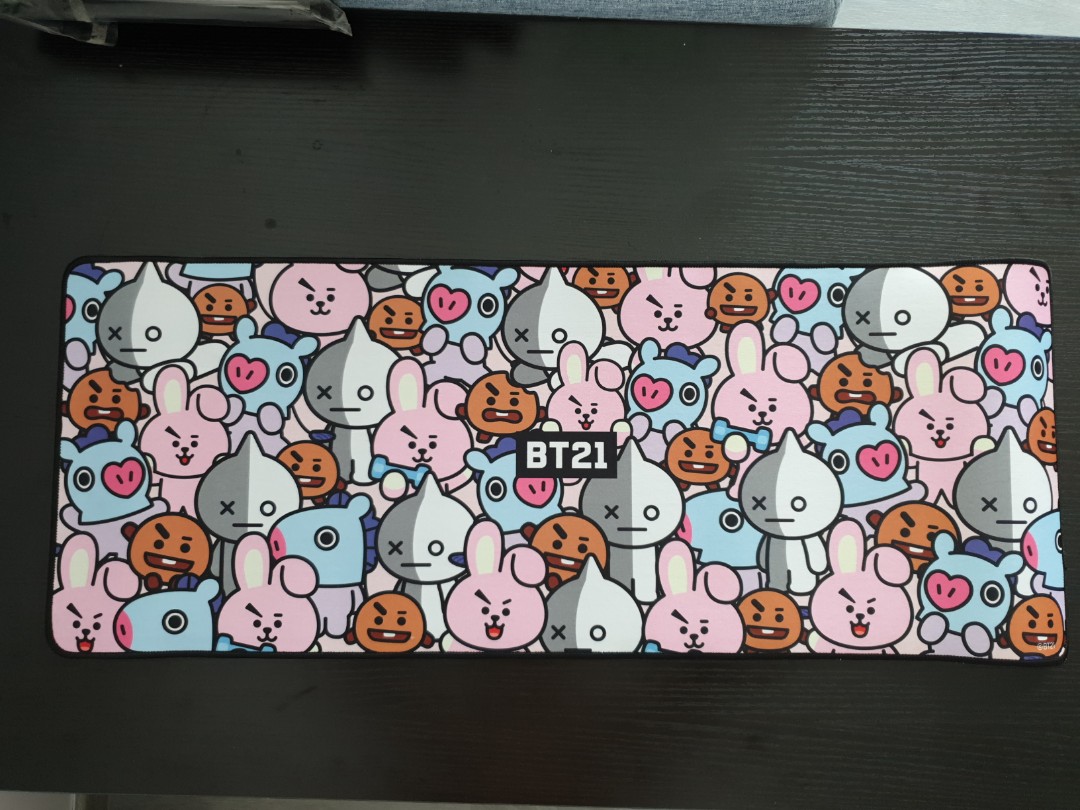 BT21 Long Mousepad, Hobbies & Toys, Memorabilia & Collectibles, Fan ...