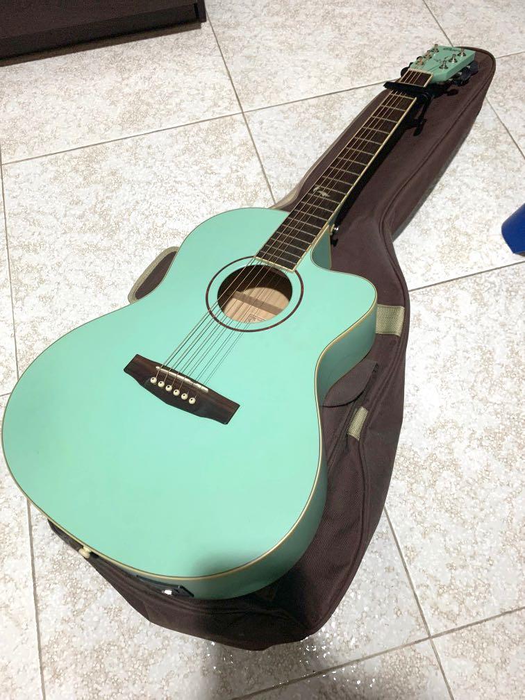 Cort acoustic guitar jade series, Hobbies & Toys, Music & Media ...