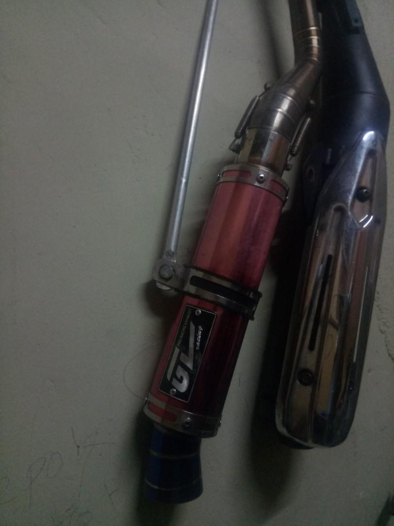 Ekzos gl racing tabung panjang untuk dijual, Motorbikes on Carousell