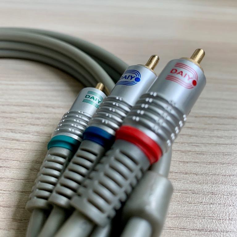 High Definition Daiyo Gold Digital RCA Component Cable (1m), Audio ...