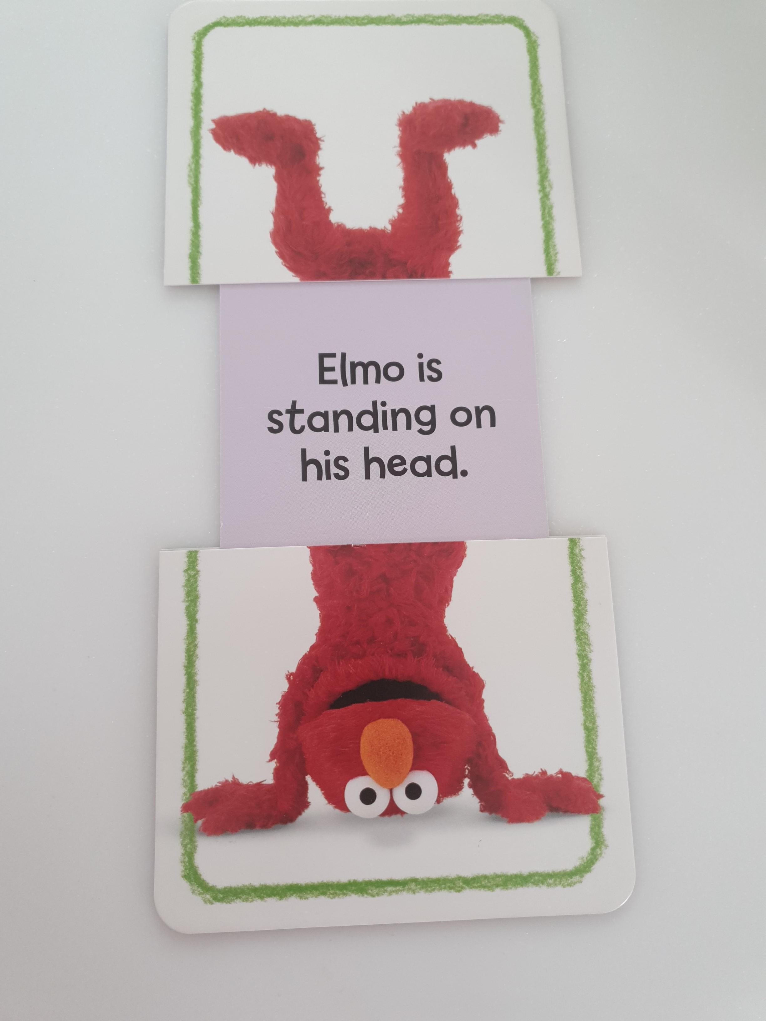 Interactive Flash Card Elmo Sesame Street, Buku & Alat Tulis, Buku Anak ...