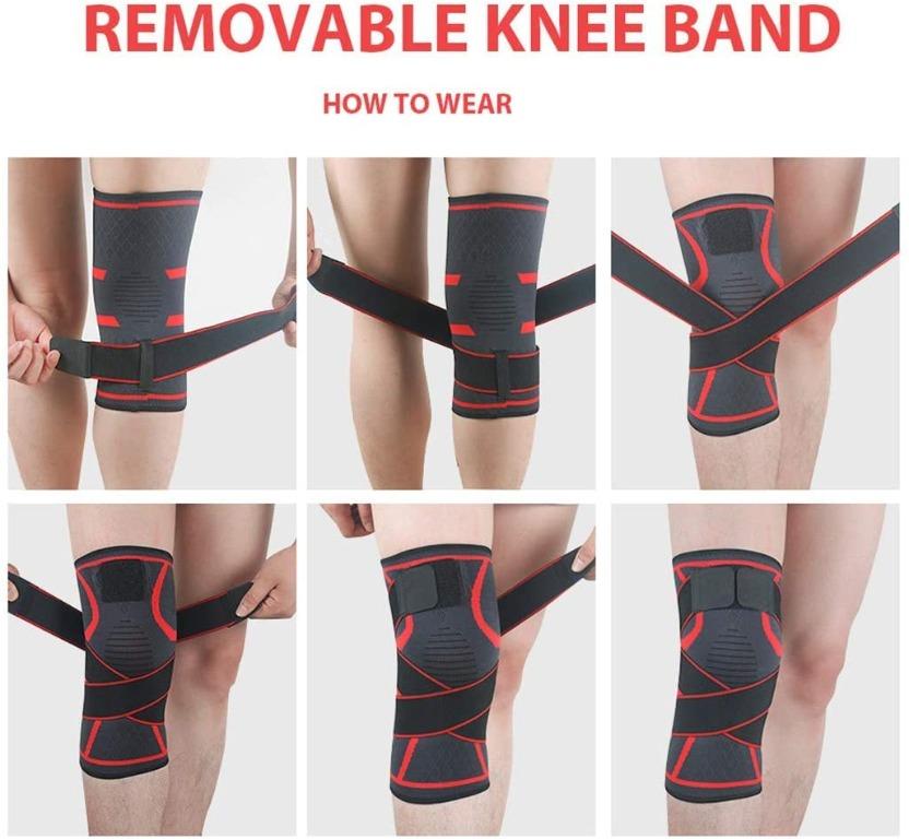Knee Brace Knee Support Protector Compression Knee Sleeve for Arthritis ...