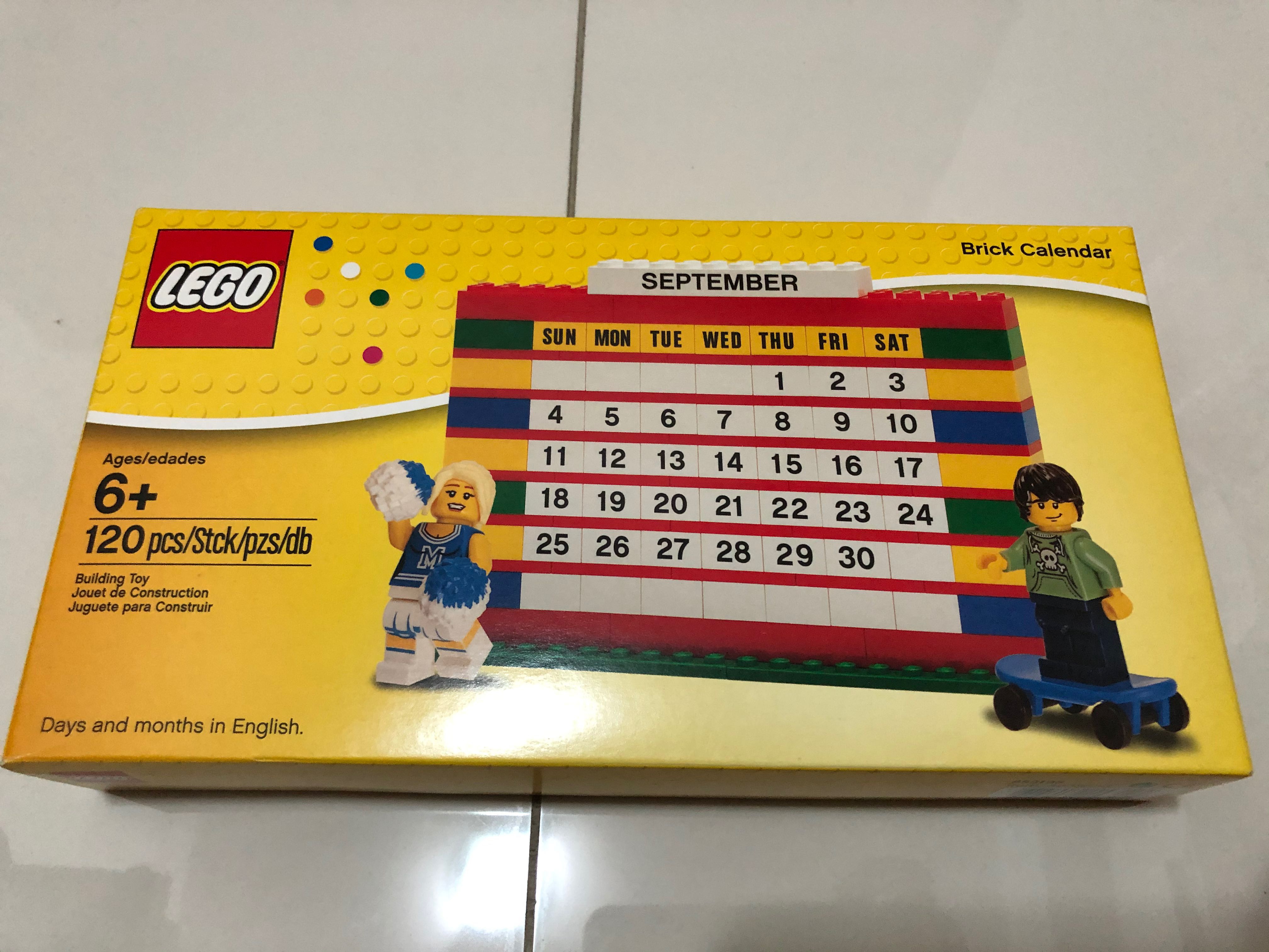 LEGO Brick Calendar 積木日程表 全新, 興趣及遊戲, 玩具 & 遊戲類 - Carousell