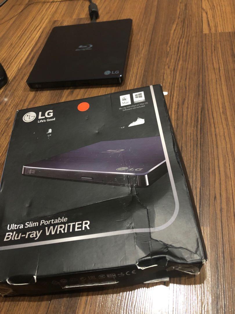 LG Ultra Slim Portable Blu-Ray Writer, TV & Home Appliances, TV ...