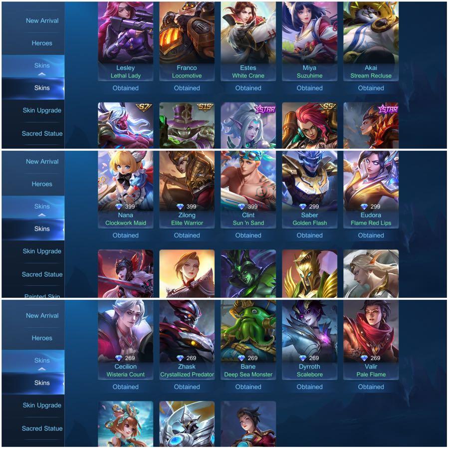 Mobile Legends Epic 5 Account , Video Gaming, Gaming Accessories, Game ...