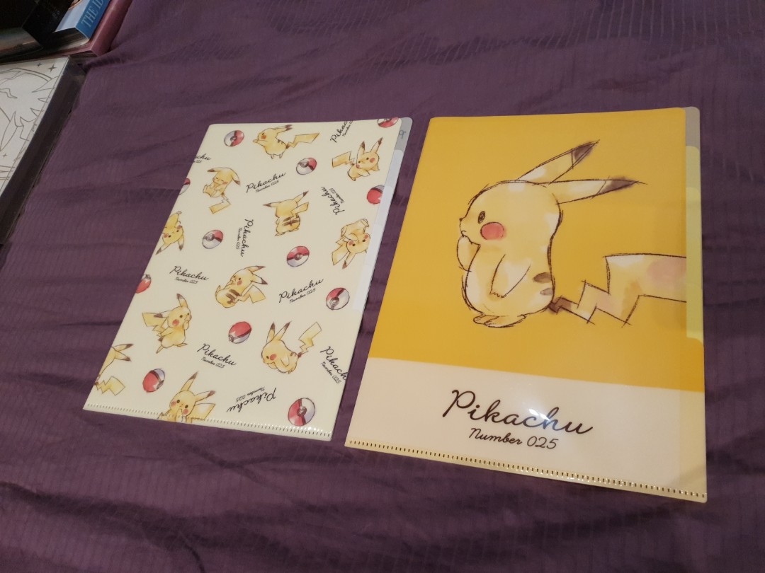 Pokemon Shopro 5 pocket a4 folder file, Hobbies & Toys, Stationery ...