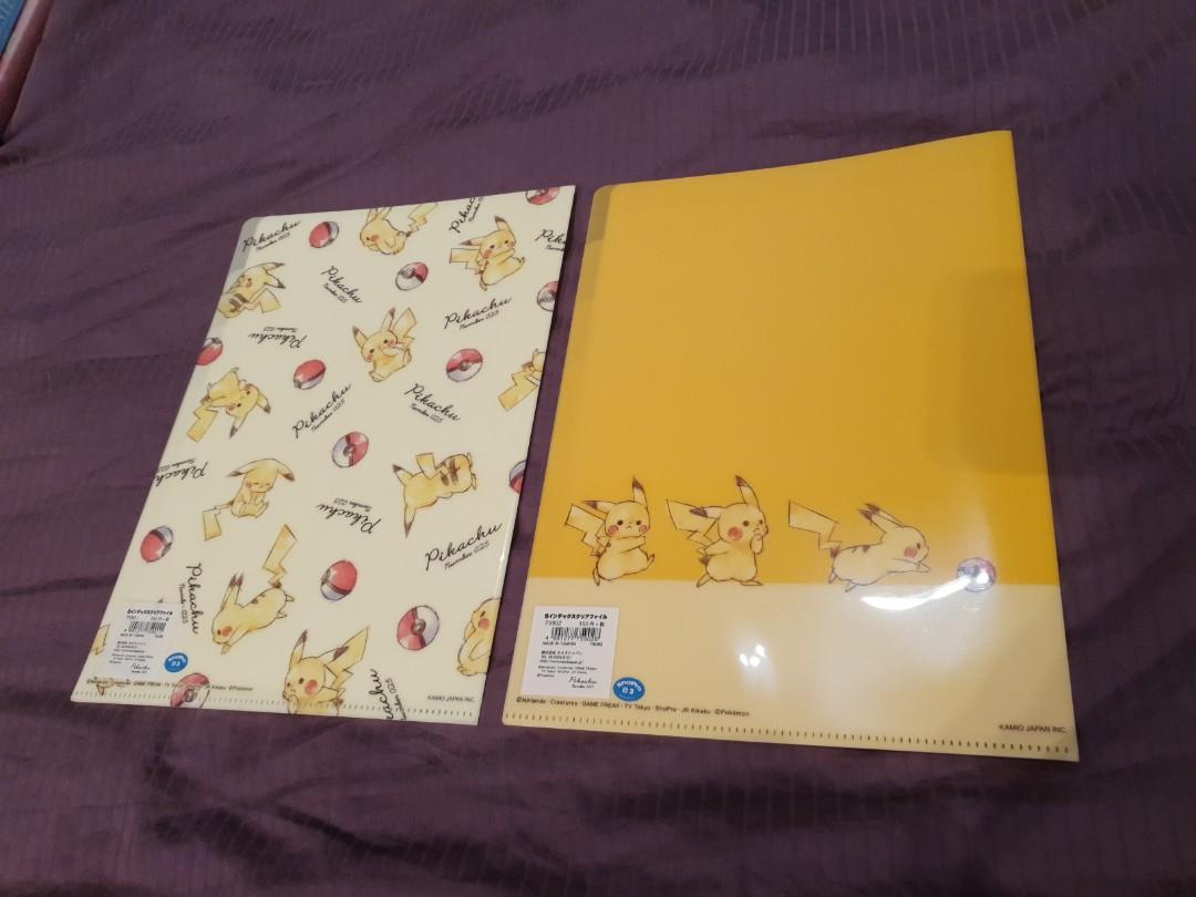 Pokemon Shopro 5 pocket a4 folder file, Hobbies & Toys, Stationery ...