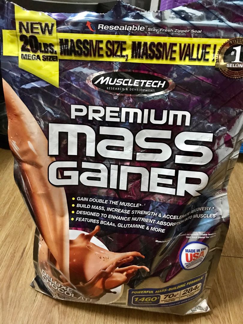 Premium Mass Gainer Protein Muscletech Deluxe Chocolate Food And Drinks Beverages On Carousell