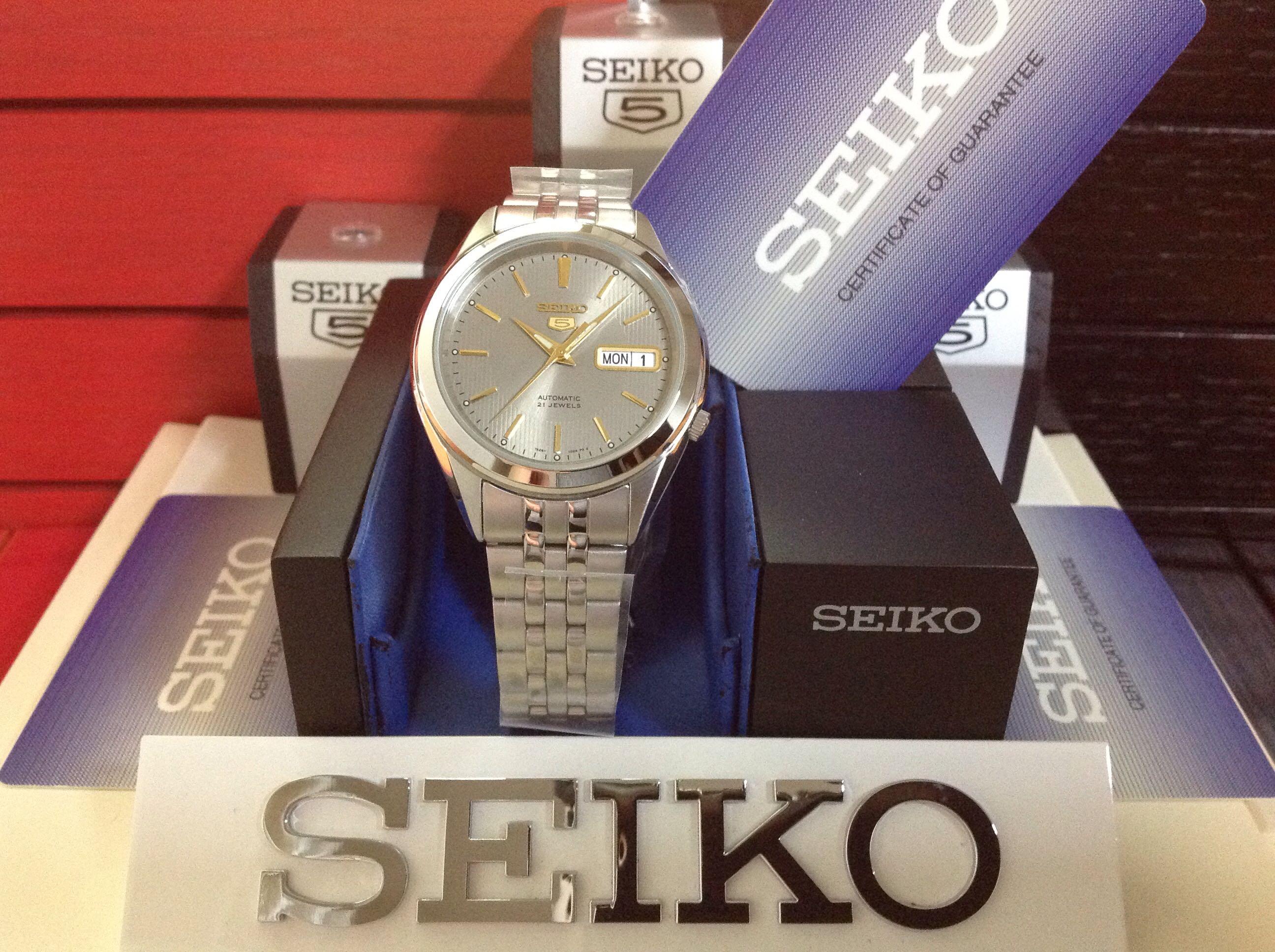 Seiko 5 SNKL19 Automatic Steel Watch SNKL19K1 Brand New, Men's Fashion ...