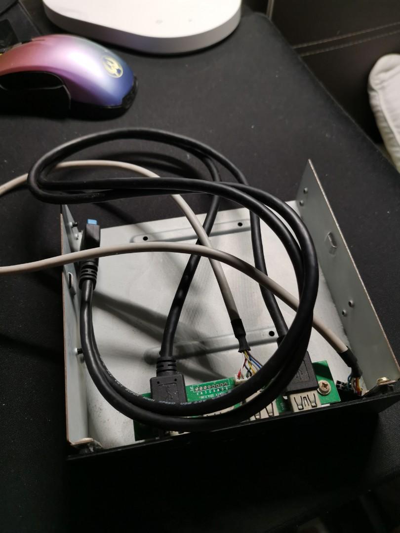 USB 3.0 front panel extension port for casing, Computers & Tech, Parts & Accessories, Cables ...