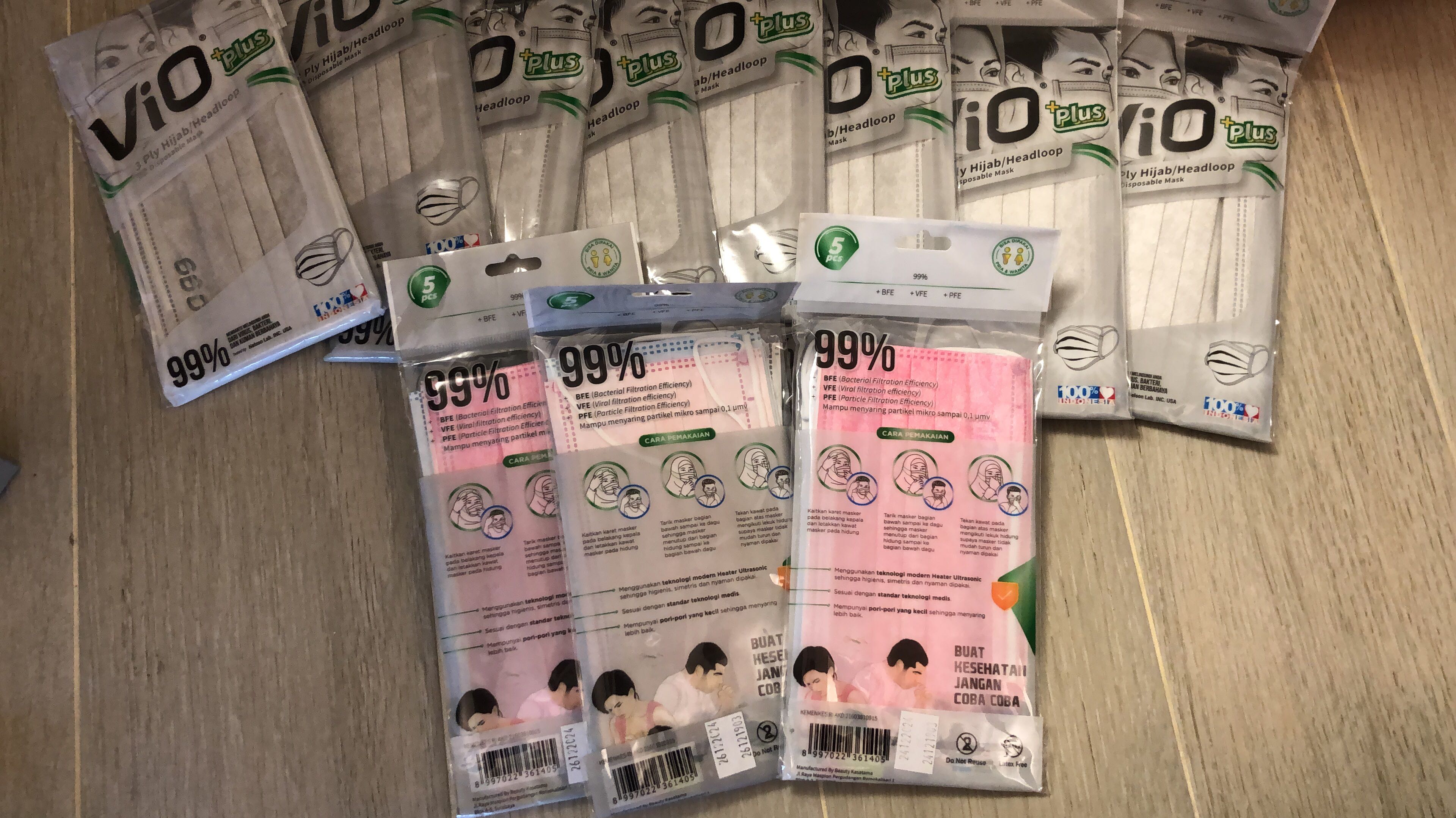 Vio Plus Mask - BFE PFE VFE 99%, 其他, 其他 - Carousell
