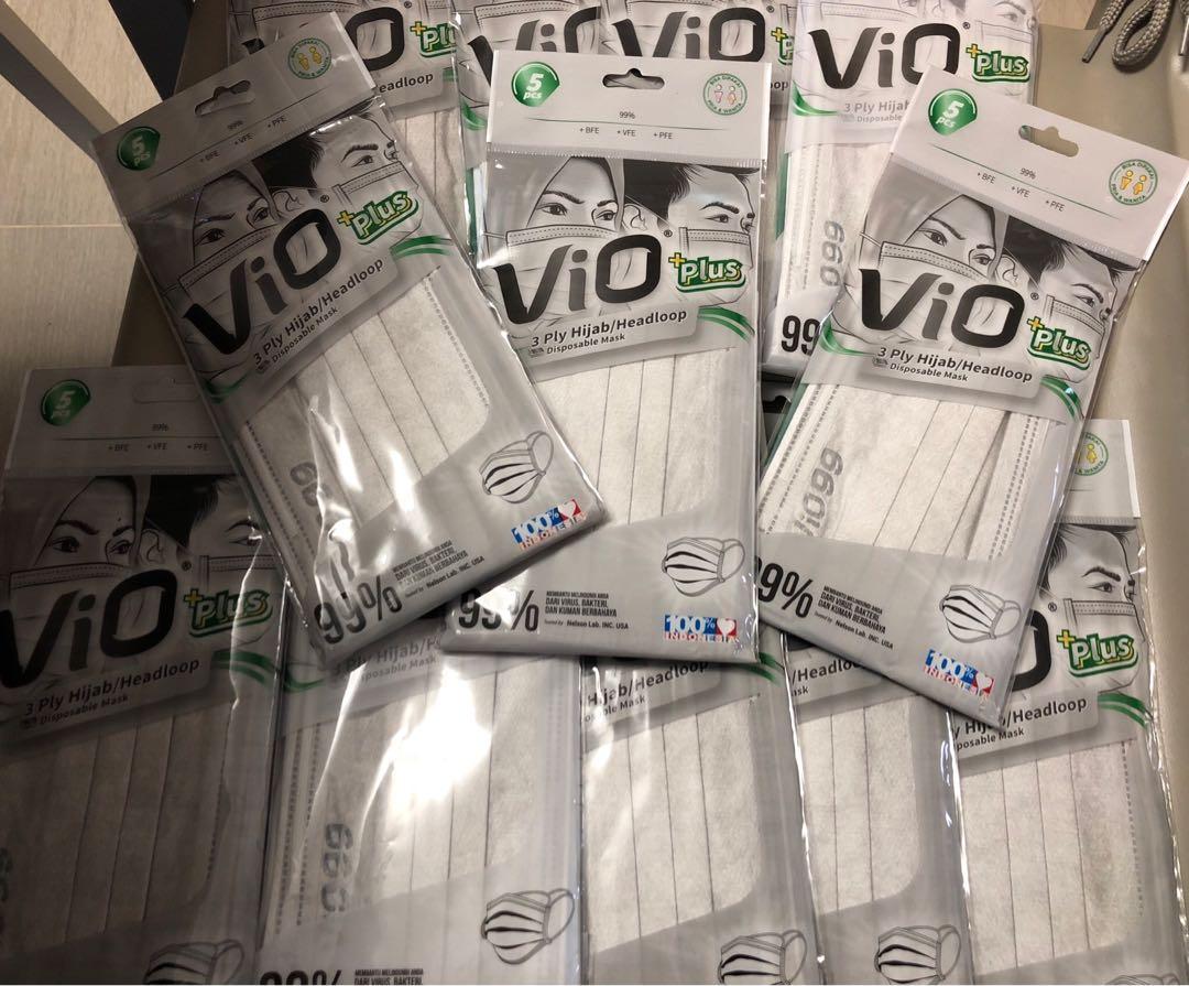 Vio Plus Mask - BFE PFE VFE 99%, 其他, 其他 - Carousell